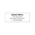 Medical Practice/Clinic Name Bold Return Address Self-inking Stamp | Zazzle
