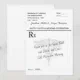Medical Prescription Pad Wedding Celebration Invitation | Zazzle
