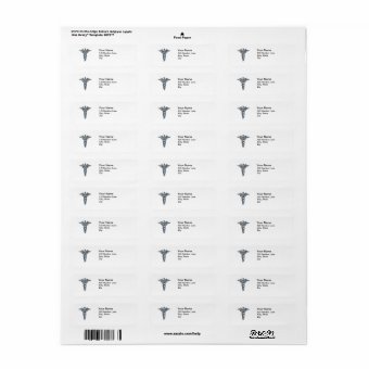 Medical Profession Symbol Label | Zazzle