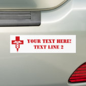Medical Professional bumpersticker - customize Bumper Sticker | Zazzle