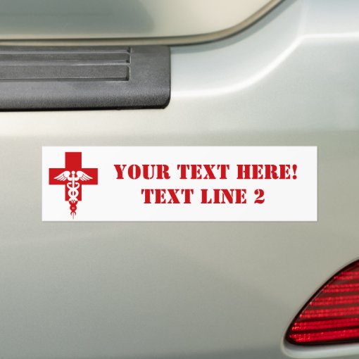 Medical Professional bumpersticker - customize Bumper Sticker | Zazzle