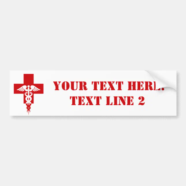 Medical Professional bumpersticker - customize Bumper Sticker | Zazzle
