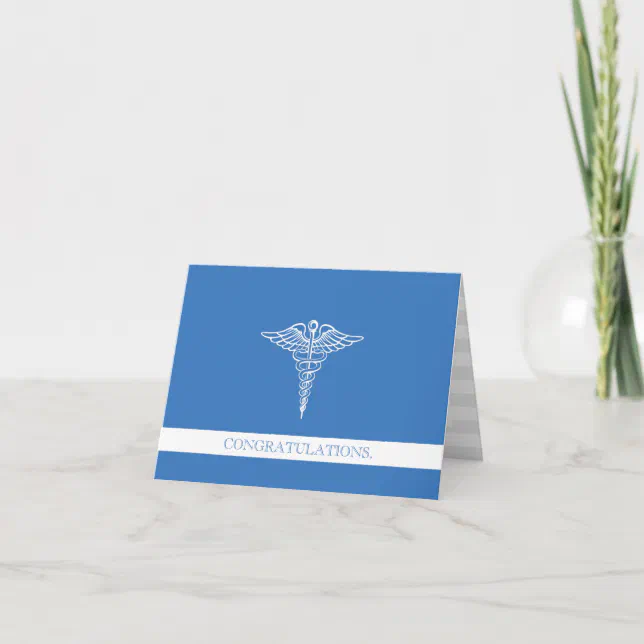 Medical Professional Custom Congratulations Card | Zazzle