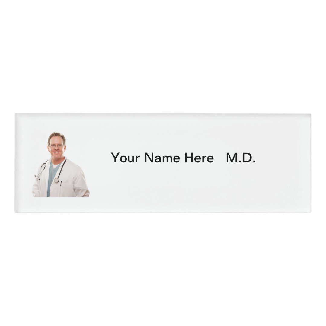 Medical Professional Name Tag | Zazzle