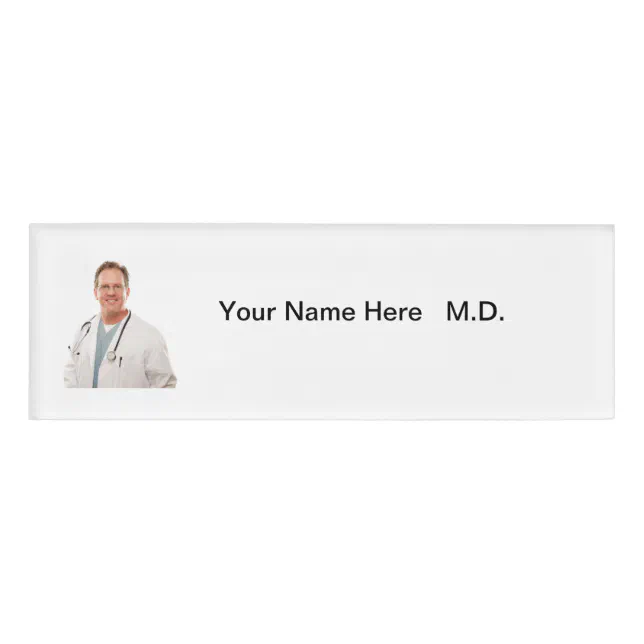 Medical Professional Name Tag | Zazzle