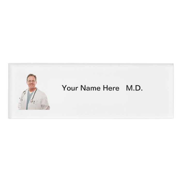 Medical Professional Name Tag | Zazzle.com