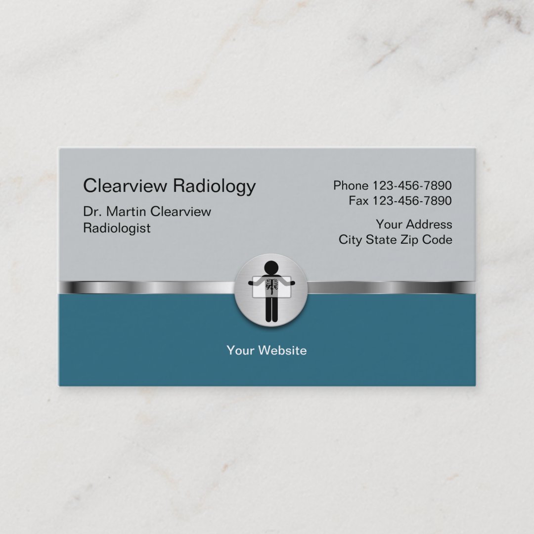 Medical Radiology Business Cards | Zazzle