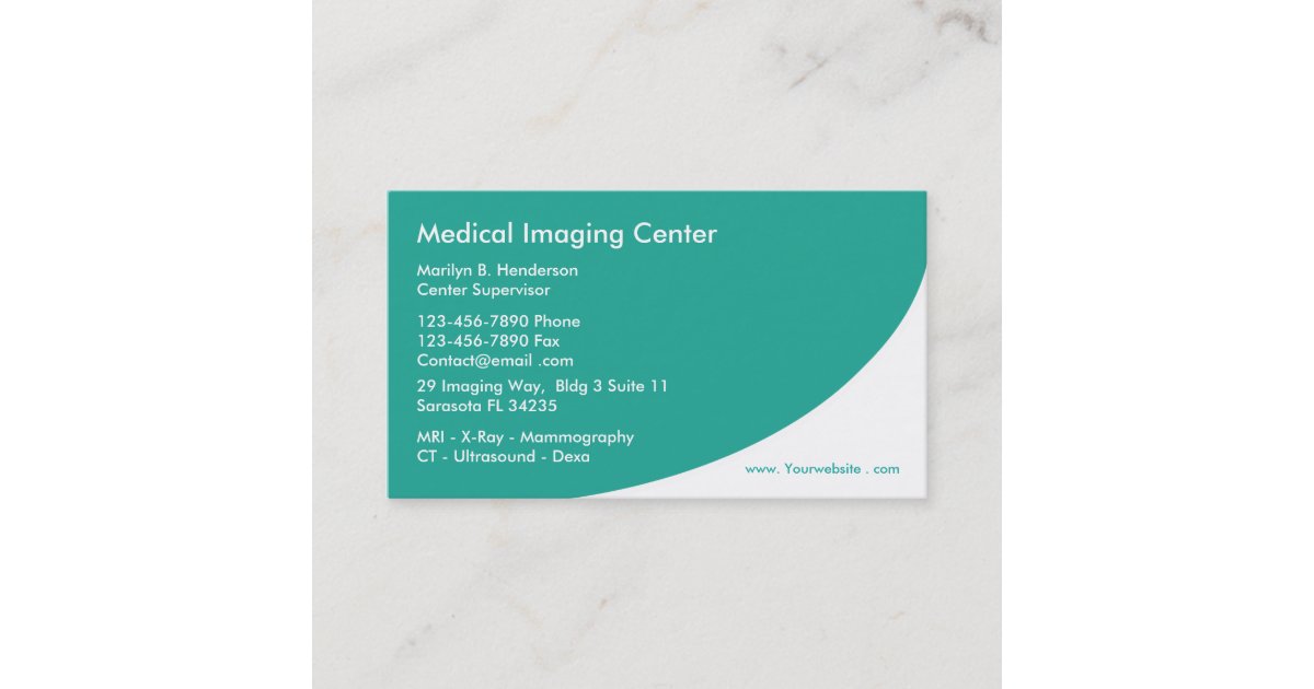 Medical Radiology Business Cards | Zazzle