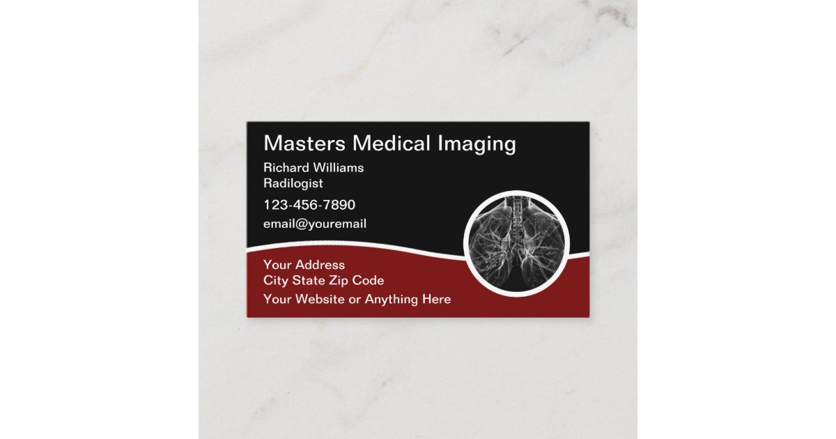 Medical Radiology Imaging Business Cards | Zazzle