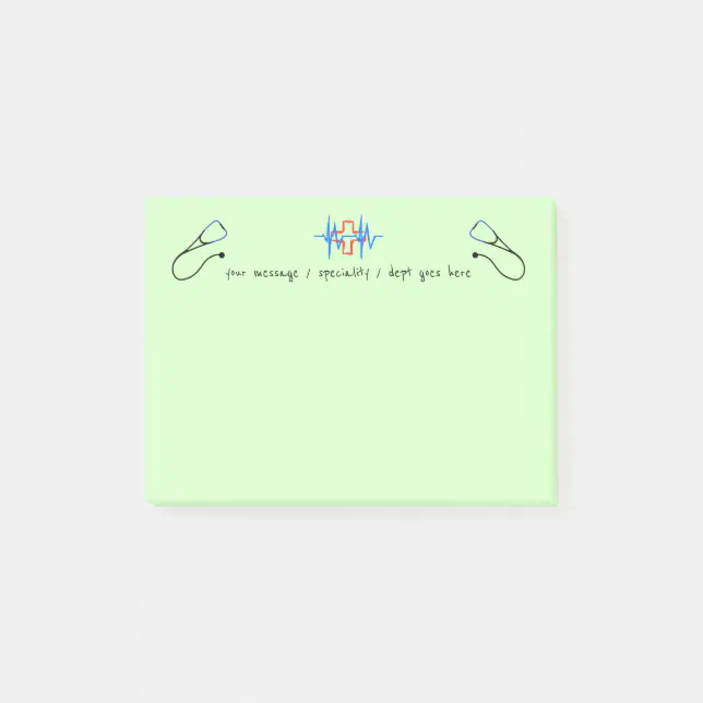 Medical Reception / Nurses Station Design Post-it Notes | Zazzle