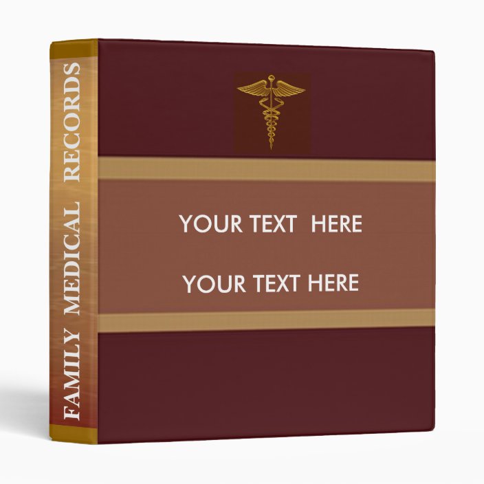 Medical Records Binder | Zazzle.com