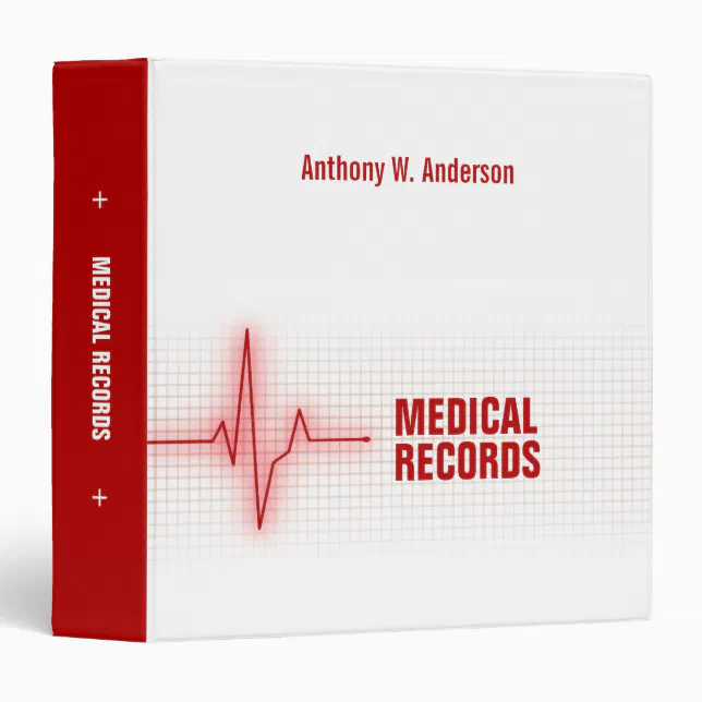 Medical Records Health binder | Zazzle