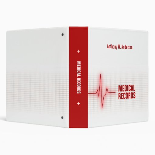 Medical Records Health binder | Zazzle