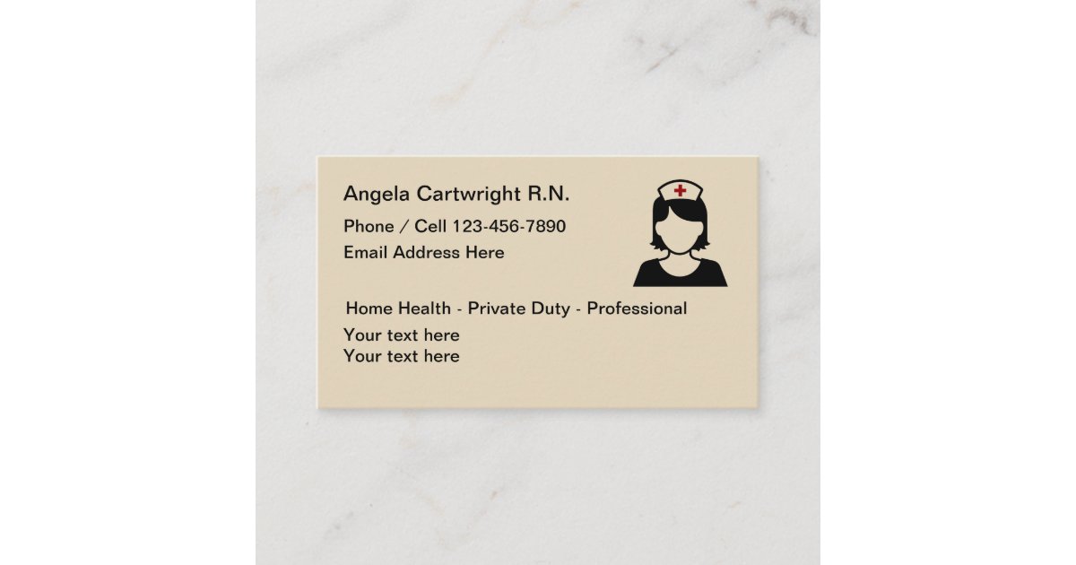 Medical Registered Nurse Business Card | Zazzle