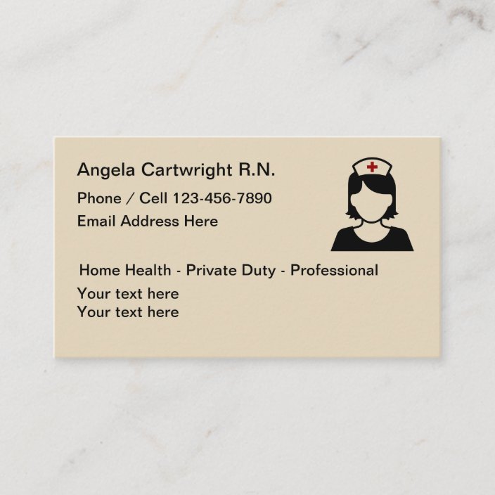 Medical Registered Nurse Business Card | Zazzle.com