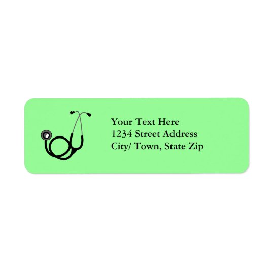 Medical Return Address Label | Zazzle.com