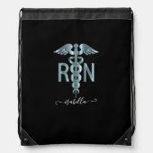 Medical RN Nurse - Teal Drawstring Bag | Zazzle