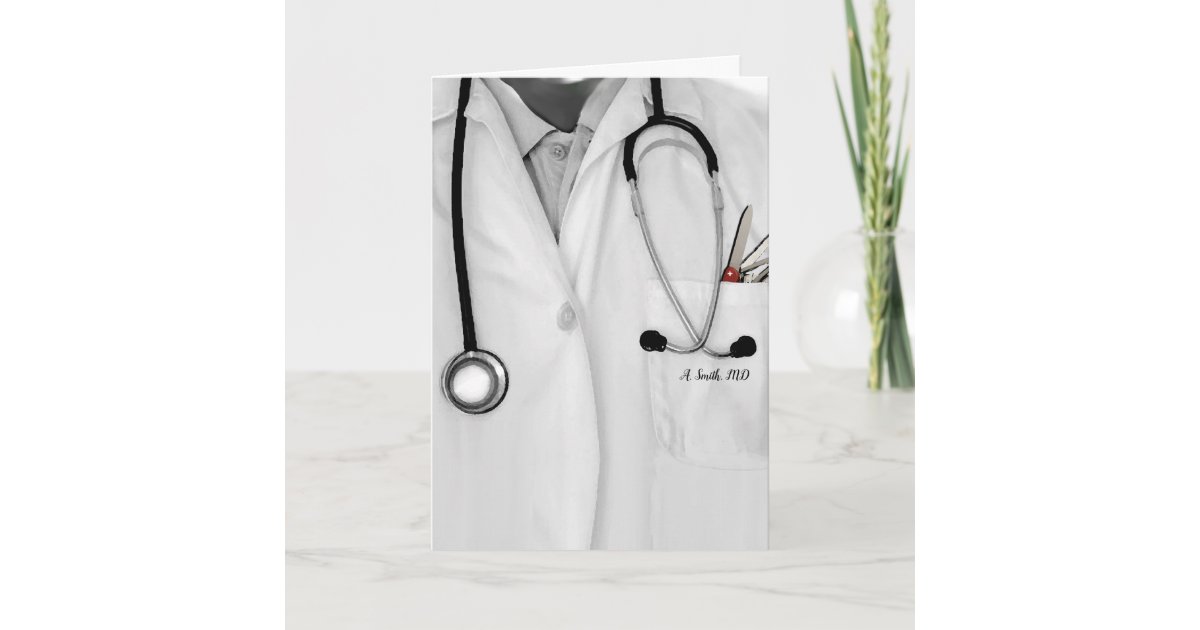 Medical School Doctor Graduation Card | Zazzle