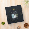 Medical School Graduation Black Gold Photo Album 3 Ring Binder | Zazzle
