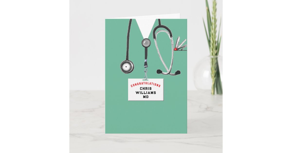 Medical School Graduation Card | Zazzle
