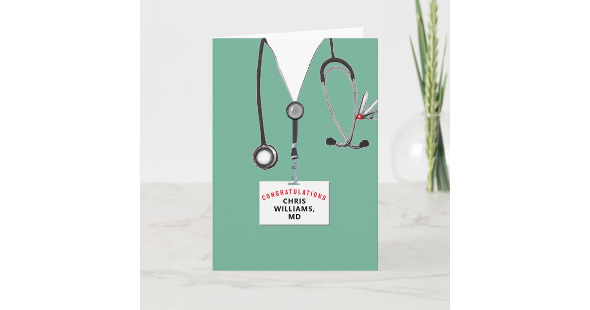 Medical School Graduation Card | Zazzle