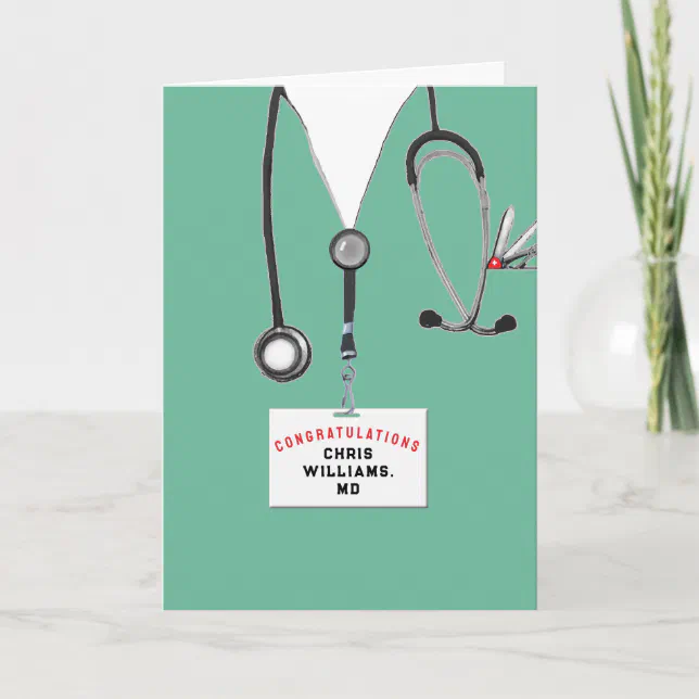 Medical School Graduation Card | Zazzle