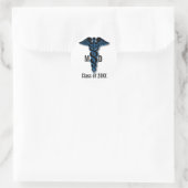 Medical School Graduation Classic Round Sticker | Zazzle