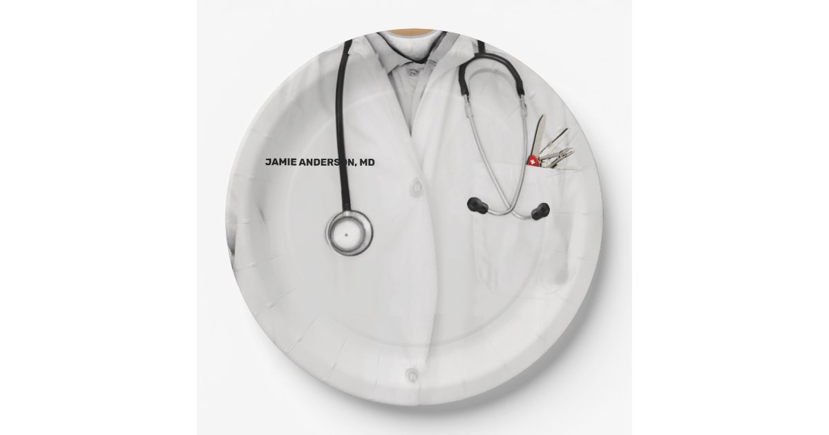 Medical School Graduation Paper Plate | Zazzle