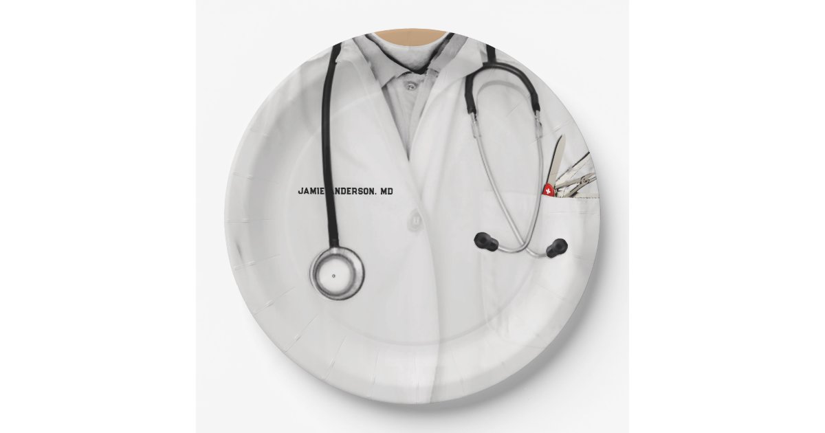 Medical School Graduation Paper Plate | Zazzle