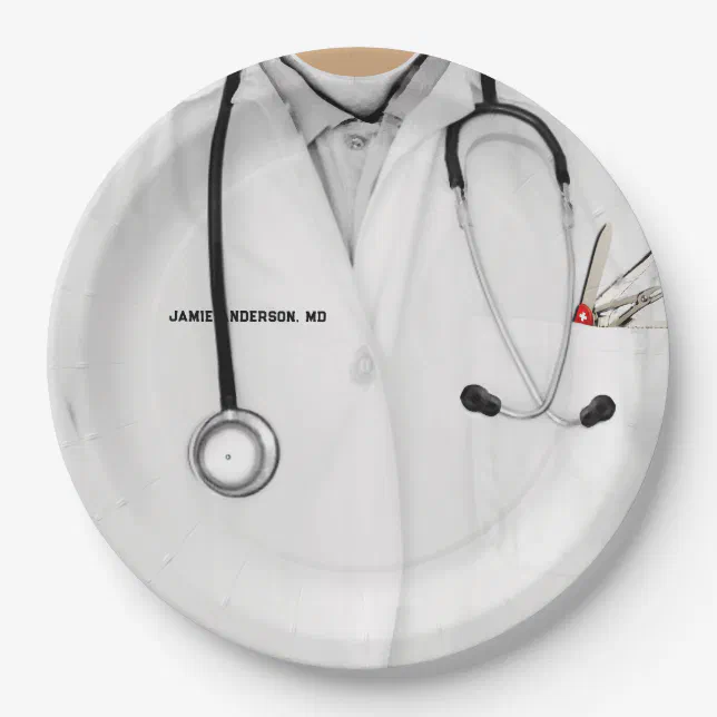Medical School Graduation Paper Plate | Zazzle