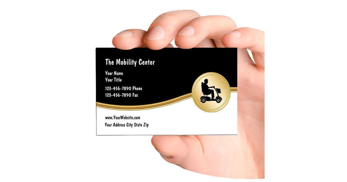 Medical Scooter Mobility Business Cards | Zazzle