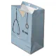 Medical Scrubs Light Blue MGB Medium Gift Bag | Zazzle