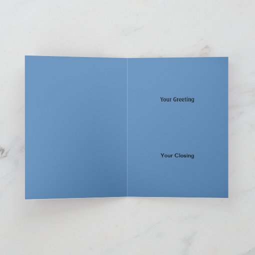 Medical Scrubs Nurse Doctor Blue Custom Card | Zazzle