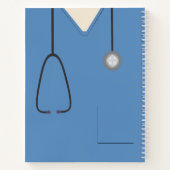 Medical Scrubs Nurse Doctor Blue Notebook | Zazzle