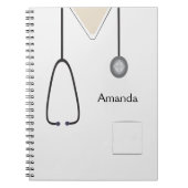 Medical Scrubs White Notebook | Zazzle