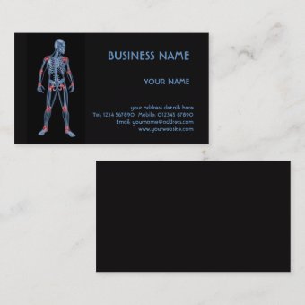 Medical Skeleton Business Card | Zazzle