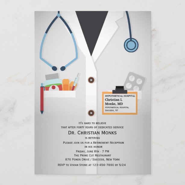 Doctor Invitations | Zazzle