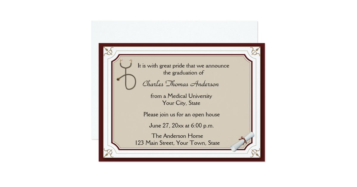 Radiology Graduation Invitations