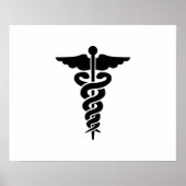 Medical Symbol Caduceus Poster | Zazzle