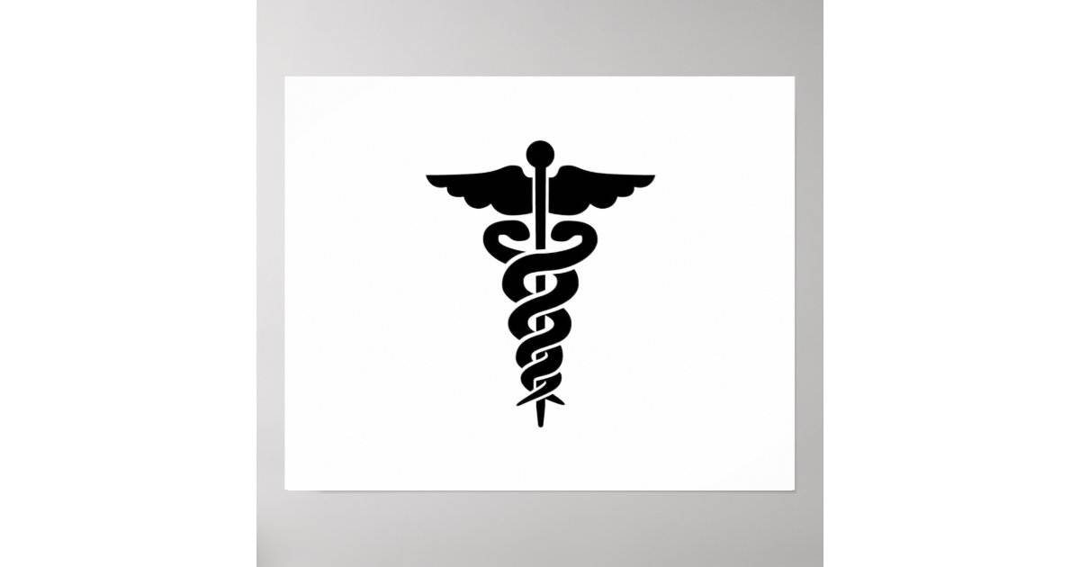 Medical Symbol Caduceus Poster | Zazzle