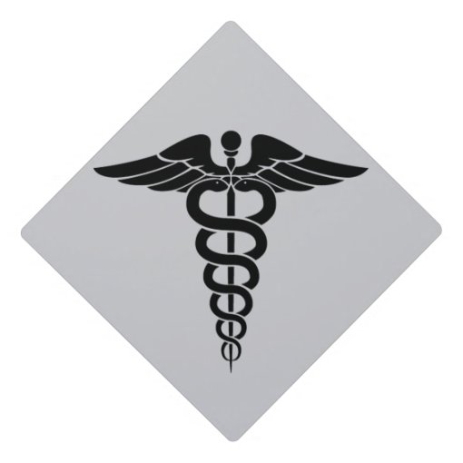 Medical Symbol Graduation Cap Topper | Zazzle