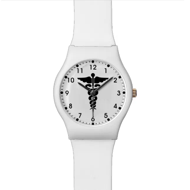 Medical Symbol Nurses and Doctors Wrist Watch | Zazzle