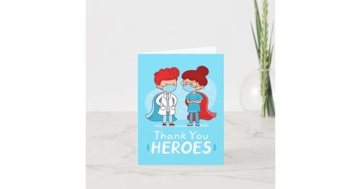 Medical Team Thank You Card | Zazzle