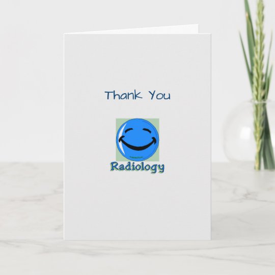 Medical Thank You Radiology | Zazzle.com