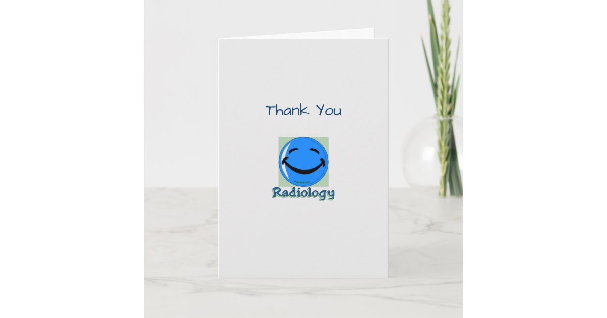 Medical Thank You Radiology | Zazzle.com