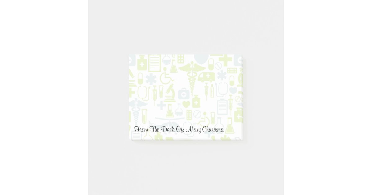 Medical Theme Post Notes | Zazzle
