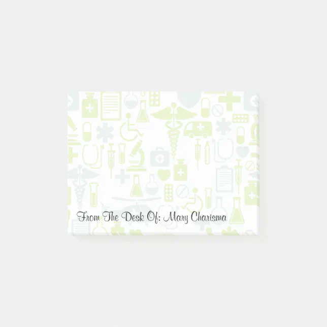 Medical Theme Post Notes | Zazzle