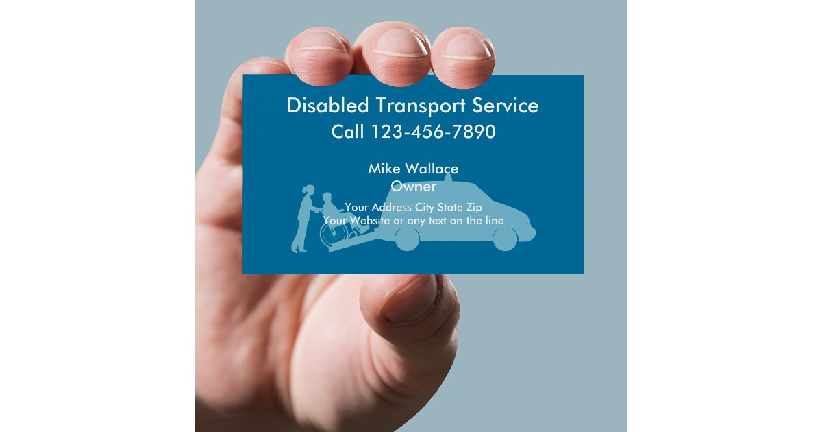 Medical Transport Business Cards | Zazzle