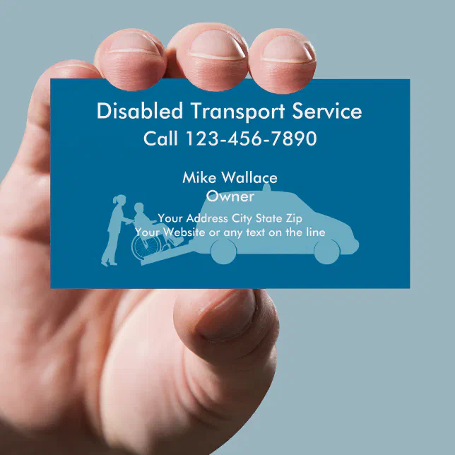 Medical Transport Business Cards | Zazzle