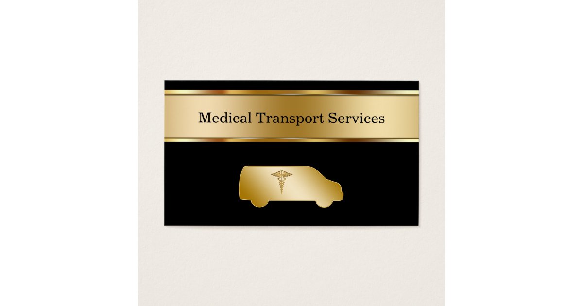 Medical Transport Business Cards | Zazzle.com